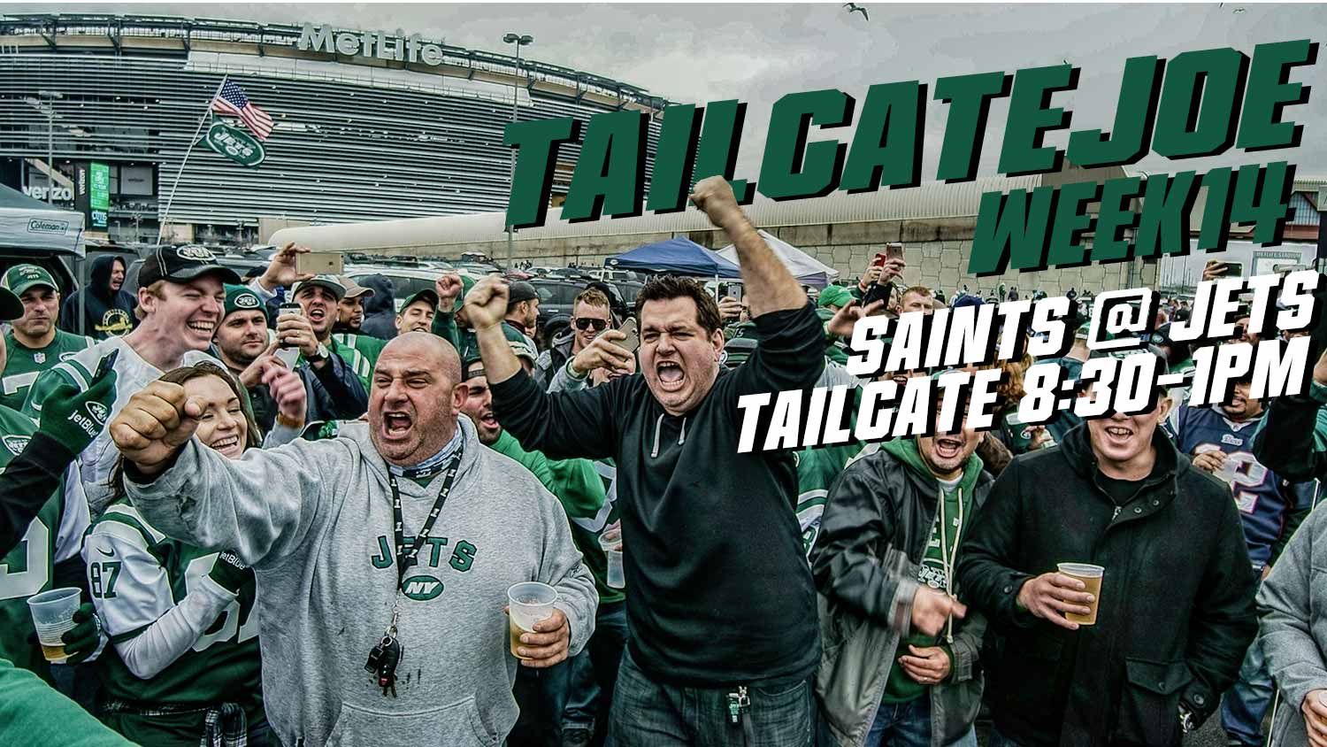 NY Jets Tailgate Party MetLife Stadium vs New Orleans Saints 2021